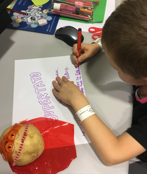 Supertato character work – Writers' Ink